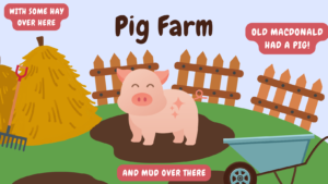Farm Food Play Printable | Pigs Stuck in Mud! - A Dime of OT